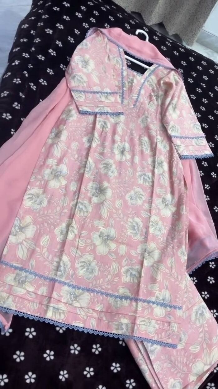 প্রিমিয়াম সুতি থ্রি -পিছ – Rujina Fashion